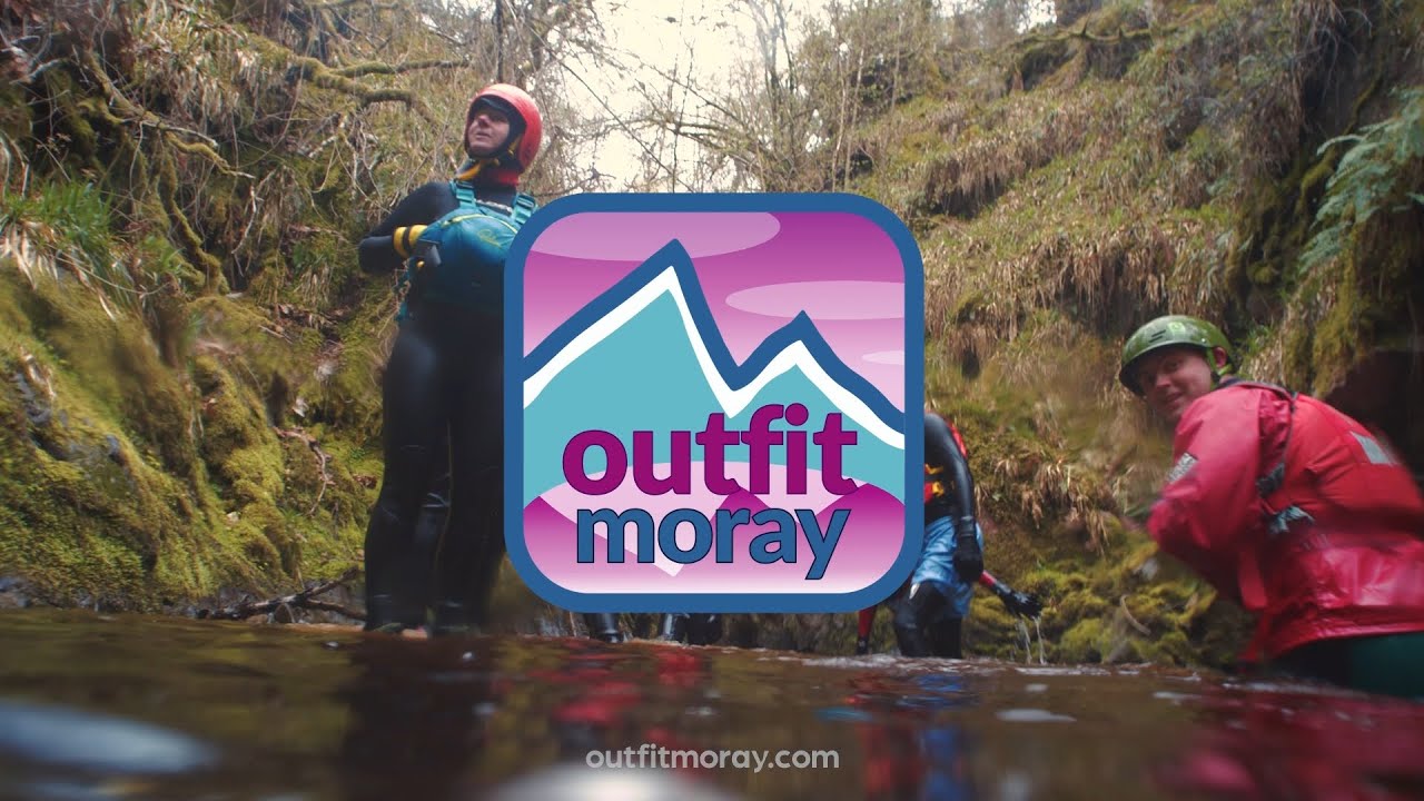 Gorge walking with Outfit Moray - YouTube