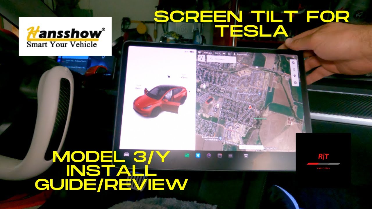 Tesla Model 3/Y Screen Swivel Mount Install - YouTube
