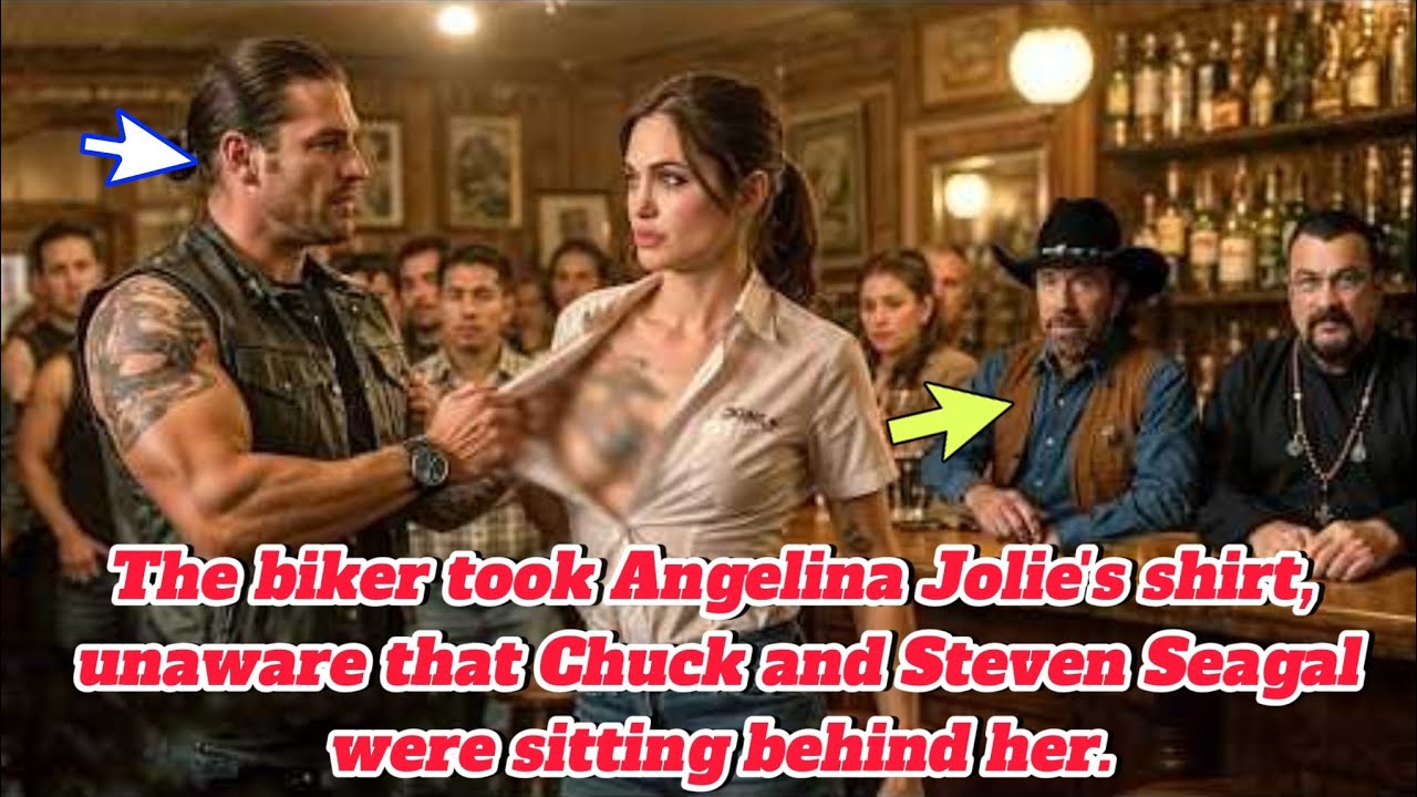 Biker Humiliated Angelina Jolie — Then Chuck Norris And Steven Seagal ...