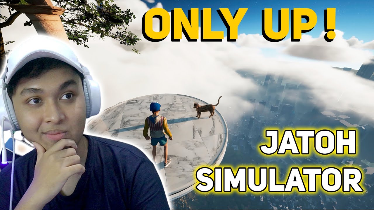 JATOH SIMULATOR! - Kalo ada yg Donate aku Jatoh 1 Tingkat - Only Up ...