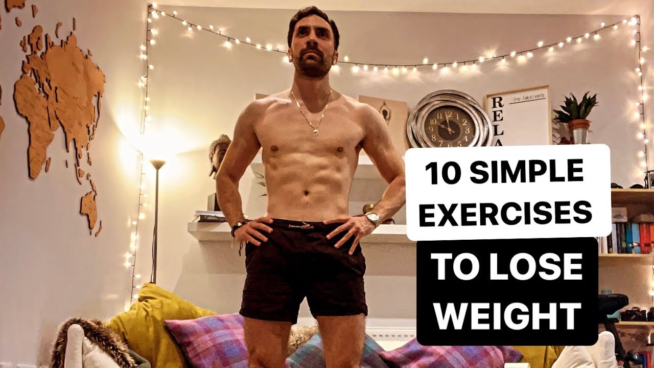 10 Simple Exercises To Lose Weight At Home - YouTube