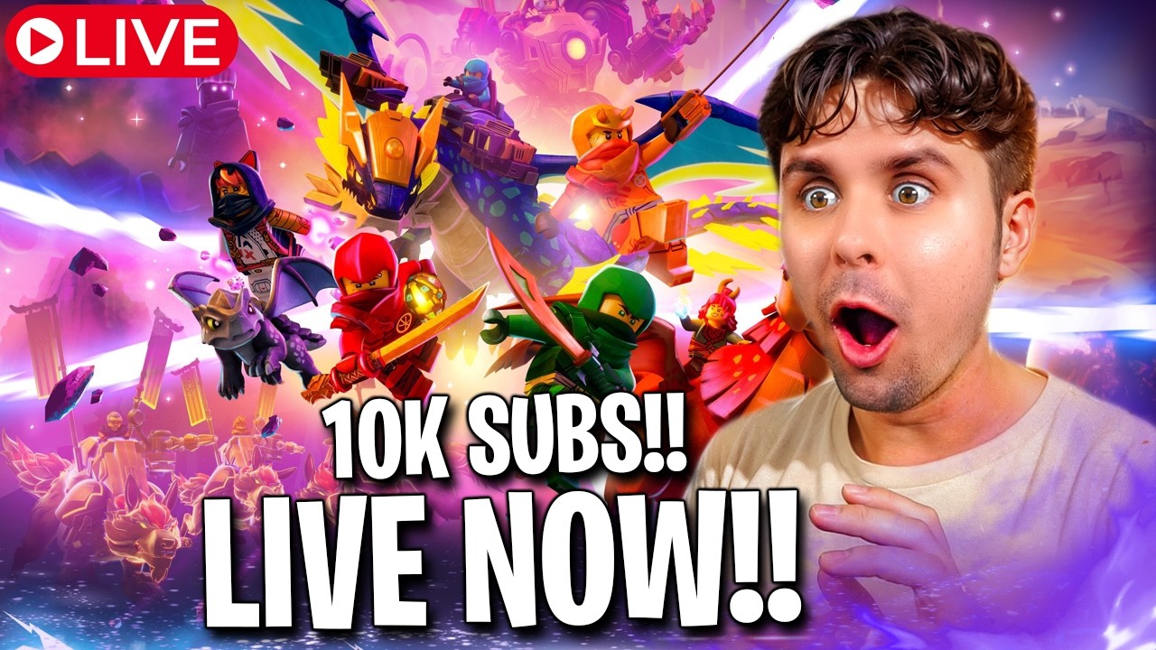 WERE LIVE! 10K SUBS CELEBRATION! Watching Ben 10 - Ninjago Shorts ...