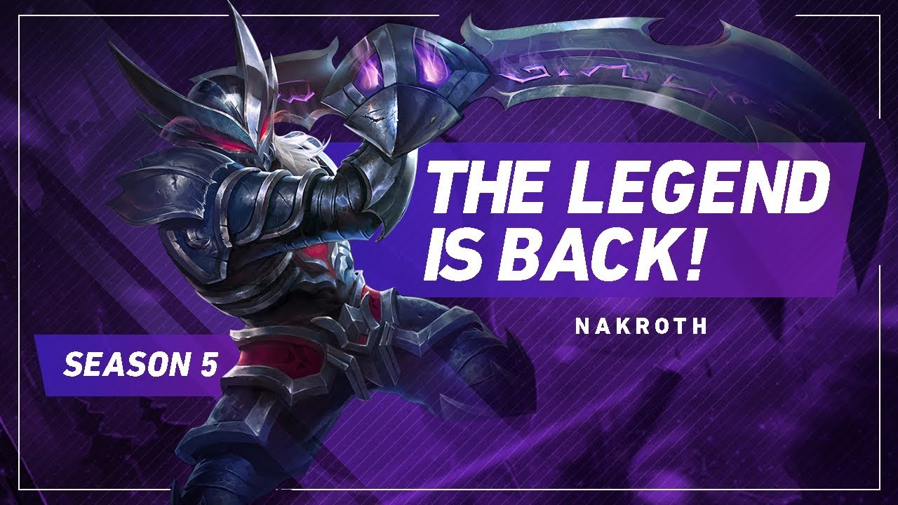 NAKROTH LEGEND IS BACK - RANKED GAMEPLAY LEVIATHAN - YouTube