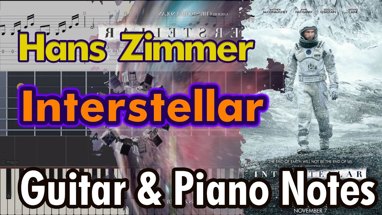 QUICK TUTORIAL Interstellar | Hans Zimmer Guitar Tabs and Piano Notes ...