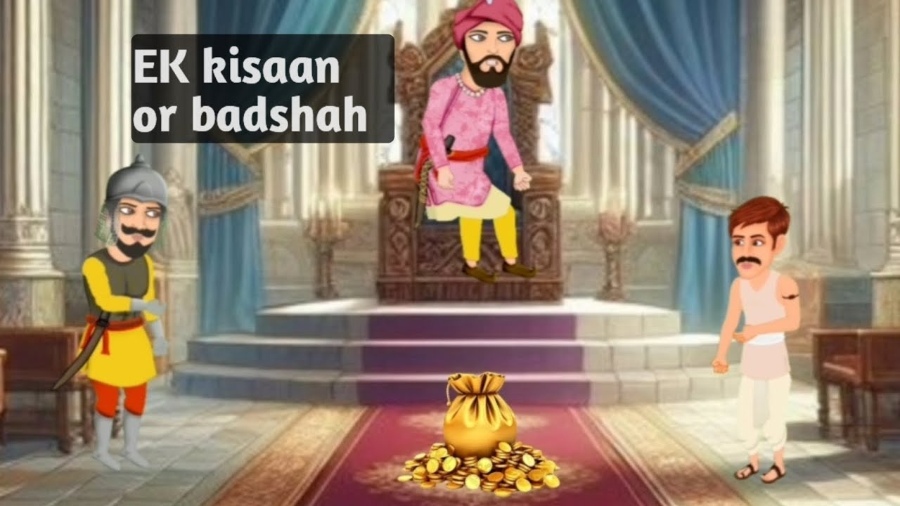 ek kisaan or badshah|cartoon story hindi storu cartoon moral stories ...