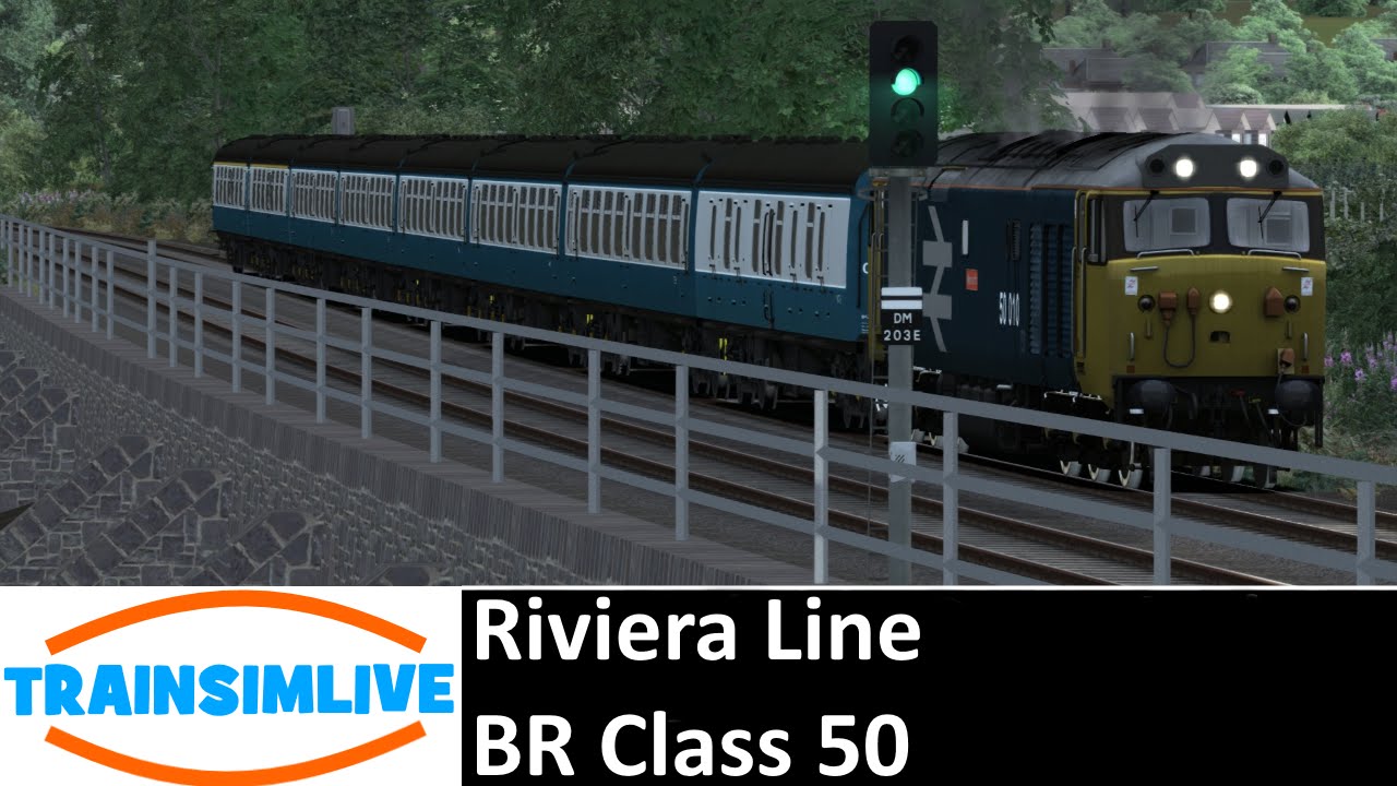 Train Simulator 2015 - Riviera Line, Class 50 - YouTube