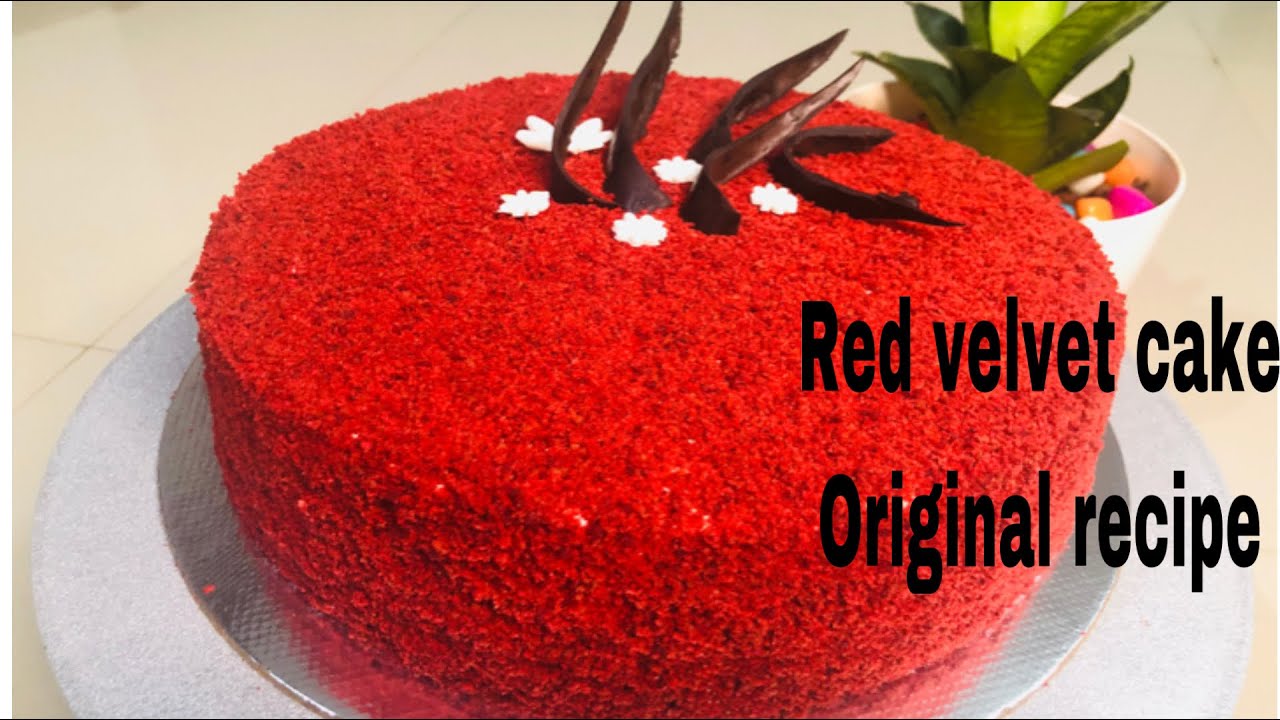 Original red velvet cake recipe #red velvet cake recipe with cream ...