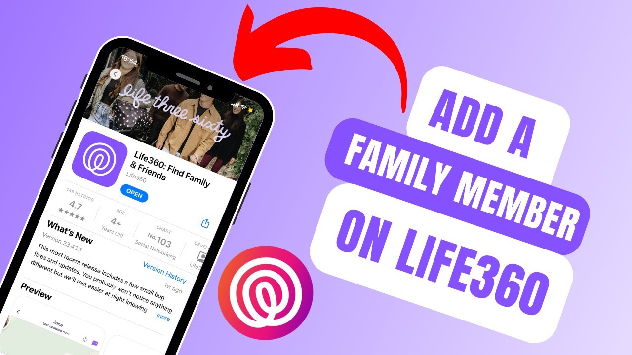 How to Add a Family Member on your Circle on Life360 !! - YouTube