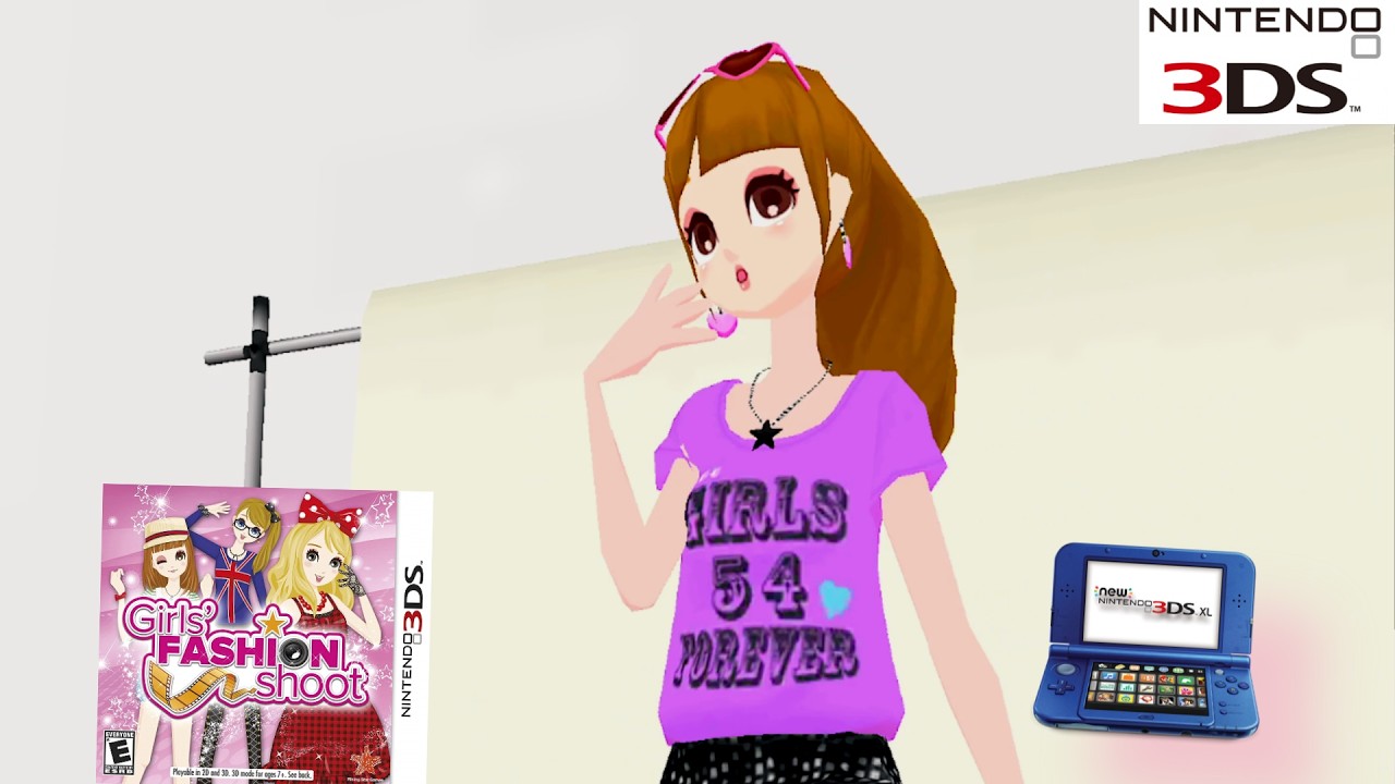Girls' Fashion Shoot (2013) Nintendo 3DS Gameplay in HD - YouTube