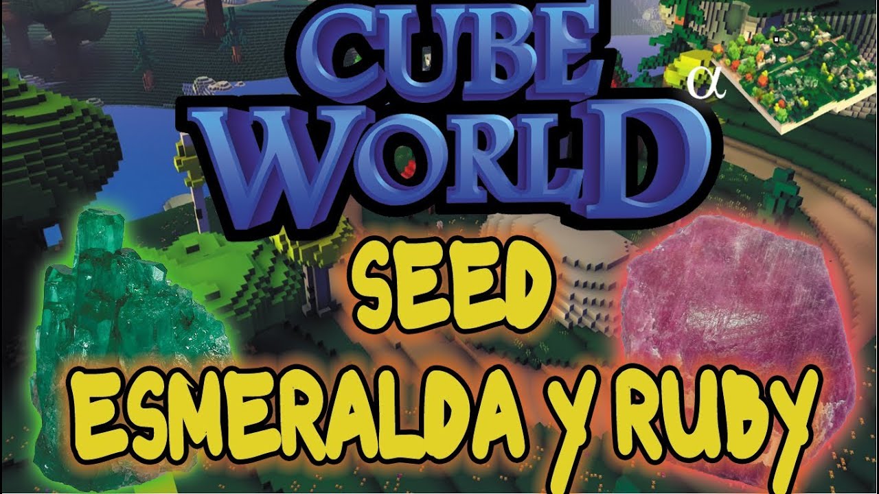Tutorial-Seed*Ruby,Esmeralda,Oro,Silver,Iron*CUBE WORLD - YouTube