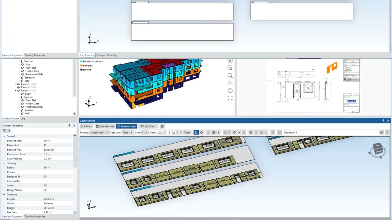 IMPACT Production - Precast Planning and Tracking: Cast - YouTube