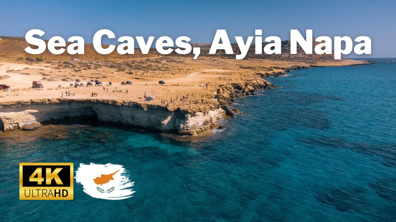 Cyprus from Above: 4K Drone Views of Sea Caves, Ayia Napa 🏞️🚁🇨🇾 - YouTube