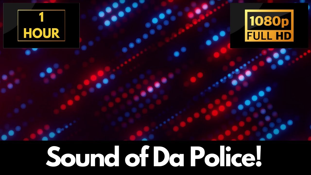 Side Scrolling Blue & Red Police Lights Screensaver | VJ Loops | 1 HOUR ...