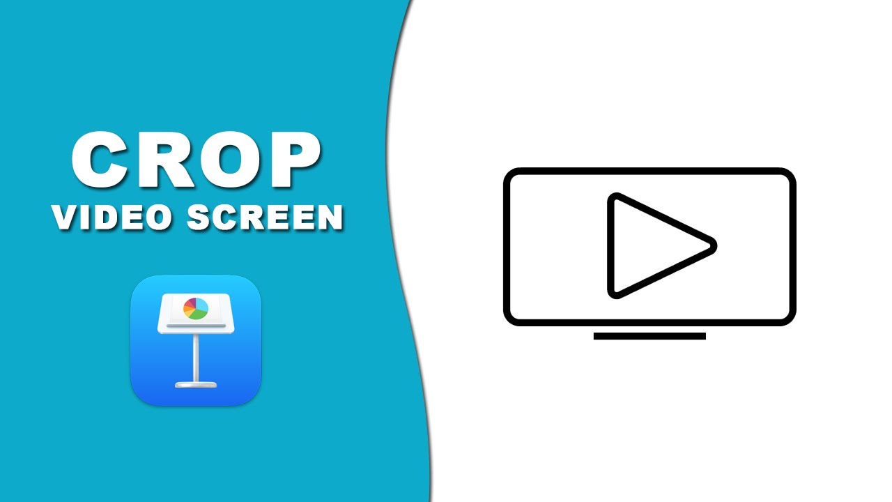 How to crop video screen in keynote - YouTube
