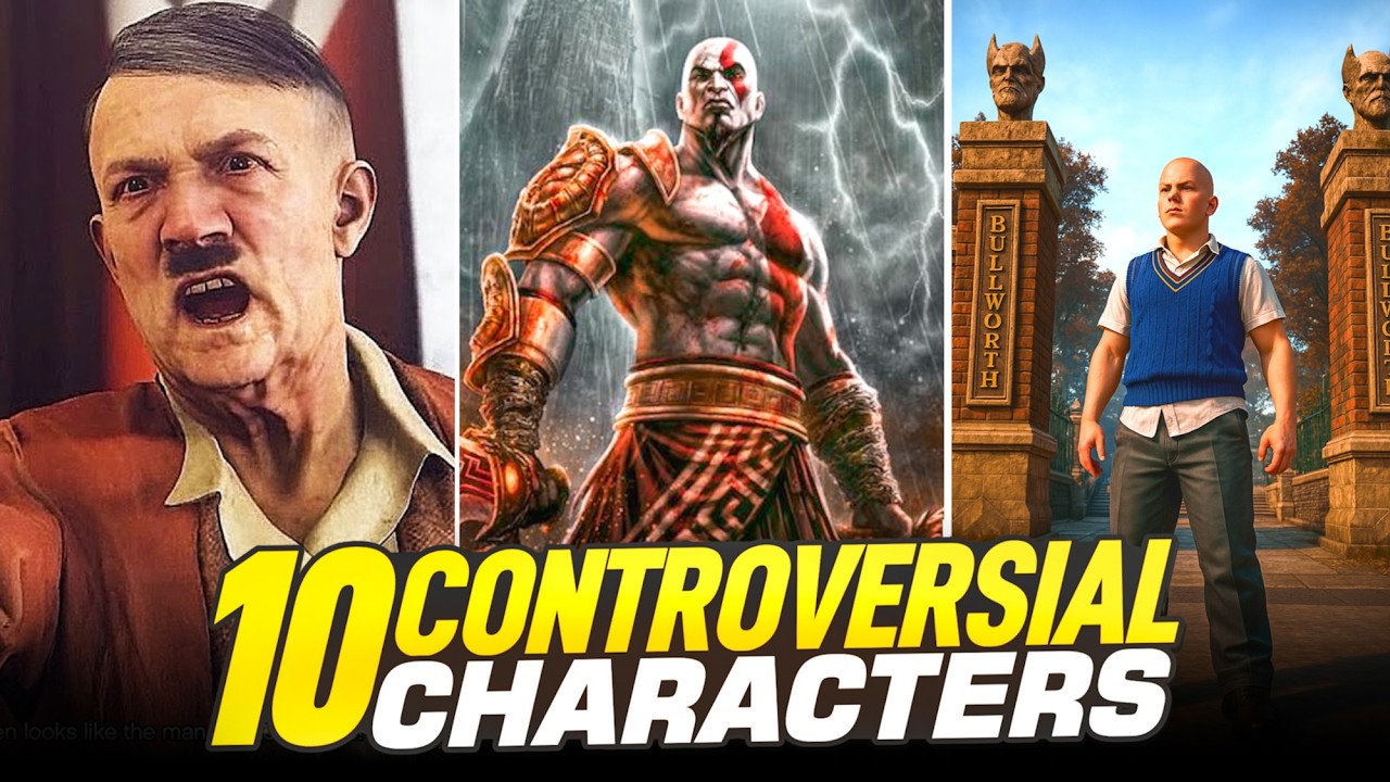 10 Most CONTROVERSIAL Video Game Characters [PART -2] - YouTube