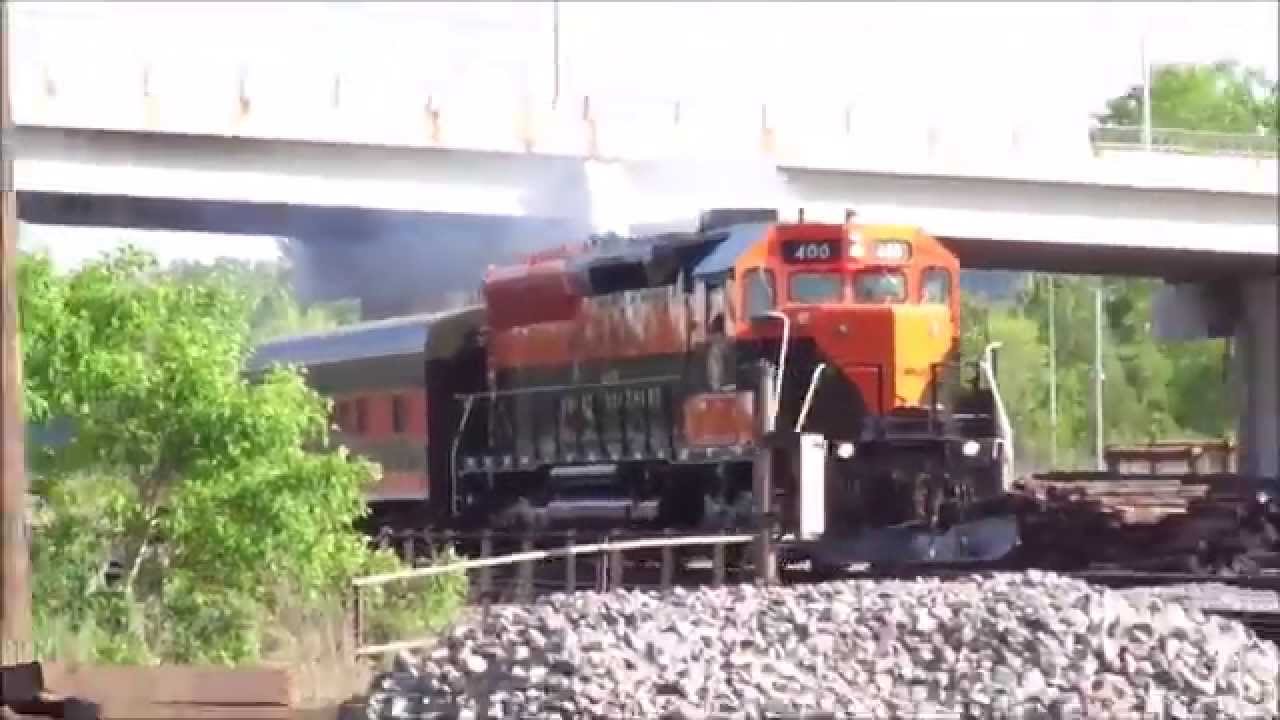 Great Northern #400 (Hustle Muscle) Departs St. Paul, MN - YouTube