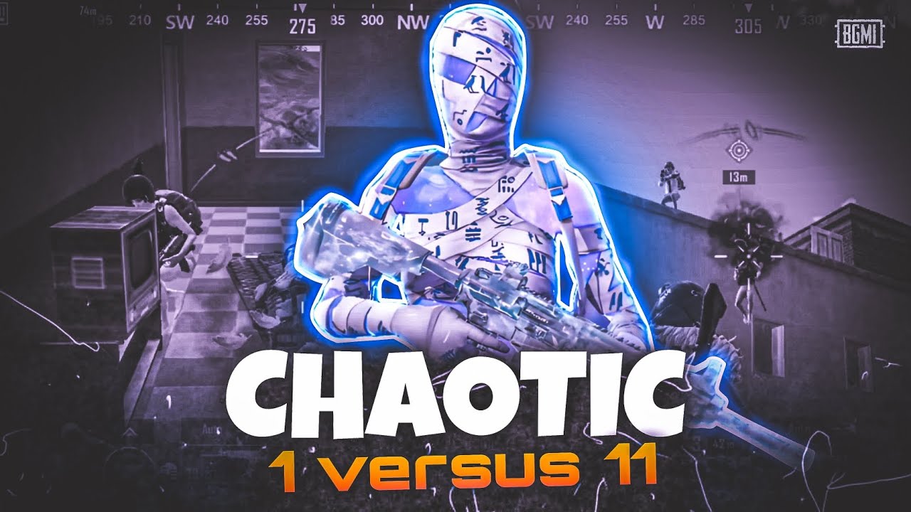 Chaotic Against 11 Enemies ! [Handling Back To Back Rushed] | BGMI 🔱 ...