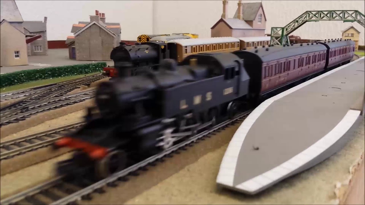 Bachmann 31-453 LMS Ivatt 2-6-2T Loco No. 1206 With 2 Coaches B22296 ...