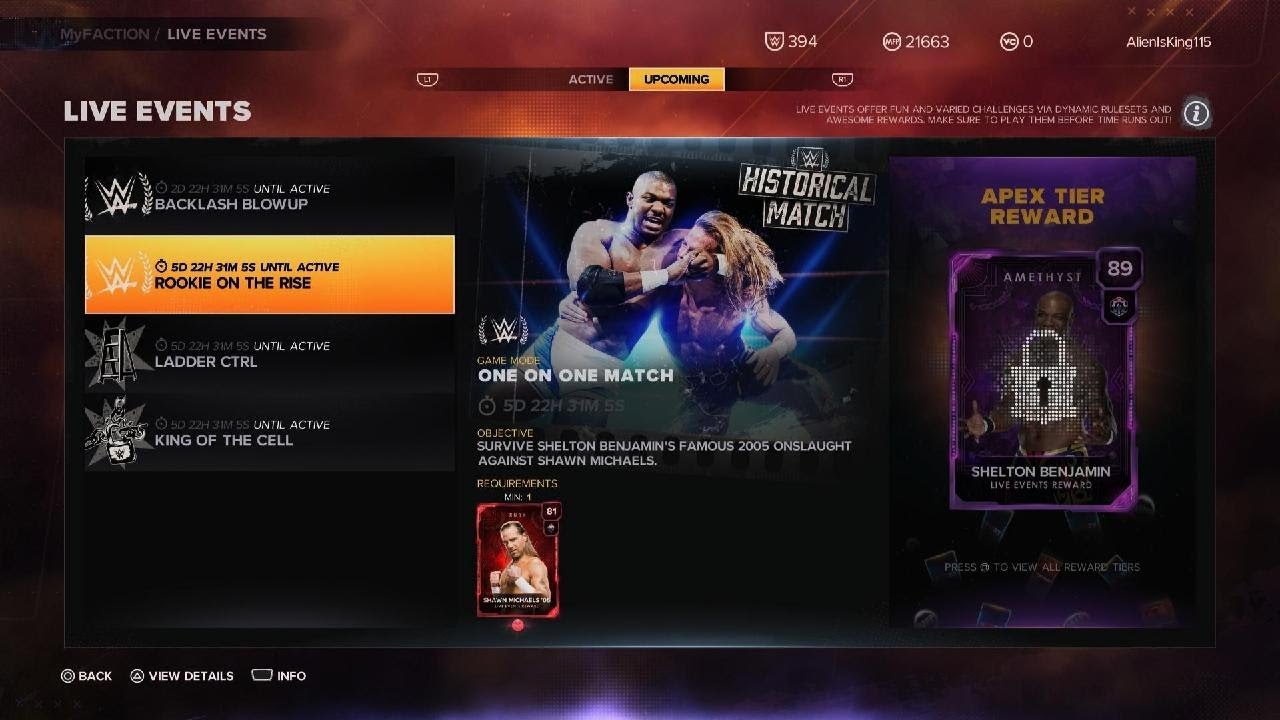 WWE 2K23 Live Event Strong Style - YouTube