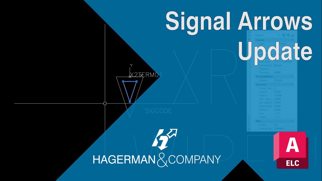 AutoCAD Electrical Toolset - Signal Arrows Update - YouTube