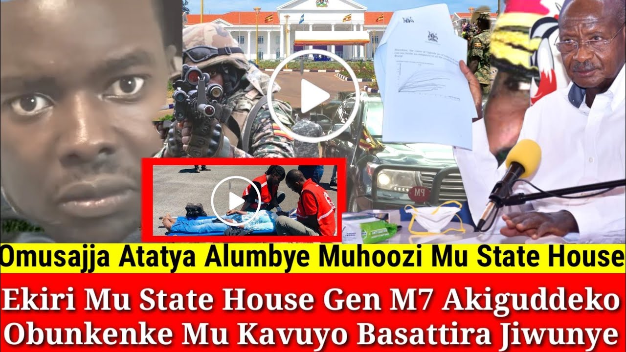 Ekiri Mu State House Kifumba Mutuku Gen M7 Akiguddeko Obunkenke Mu Kavuyo Basattira - YouTube
