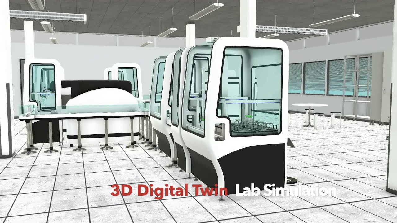 3D Digital Twin Lab Simulation demo - YouTube