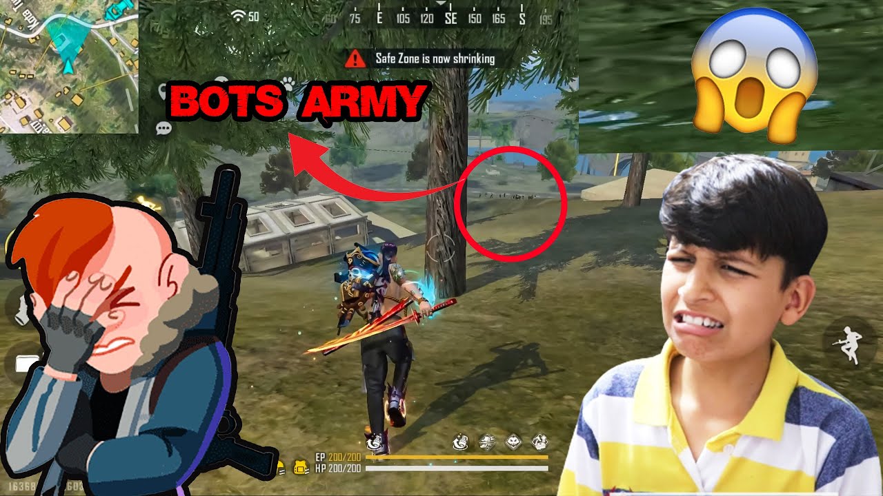 BOTS 😨ARMY ATTACKTED ME IN FREEFIRE 🔥 - YouTube