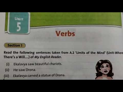 DAV nahan,class 5 . English practice,unit 5 , verbs (part 4) - YouTube
