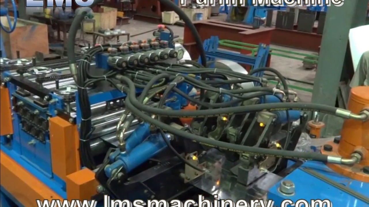 LMS CZ PURLIN ROLL FORMING MACHINE - 6MTR - YouTube