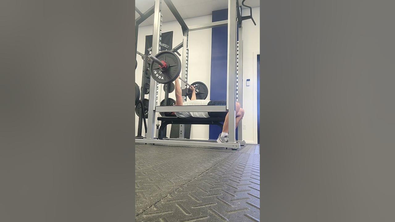 Week 14 Day 3 Tempo Bench 230 lbs - YouTube