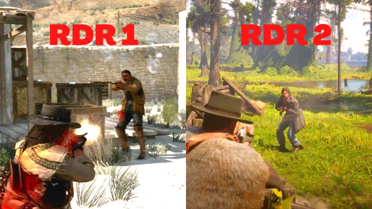 RDR vs RDR 2 - YouTube