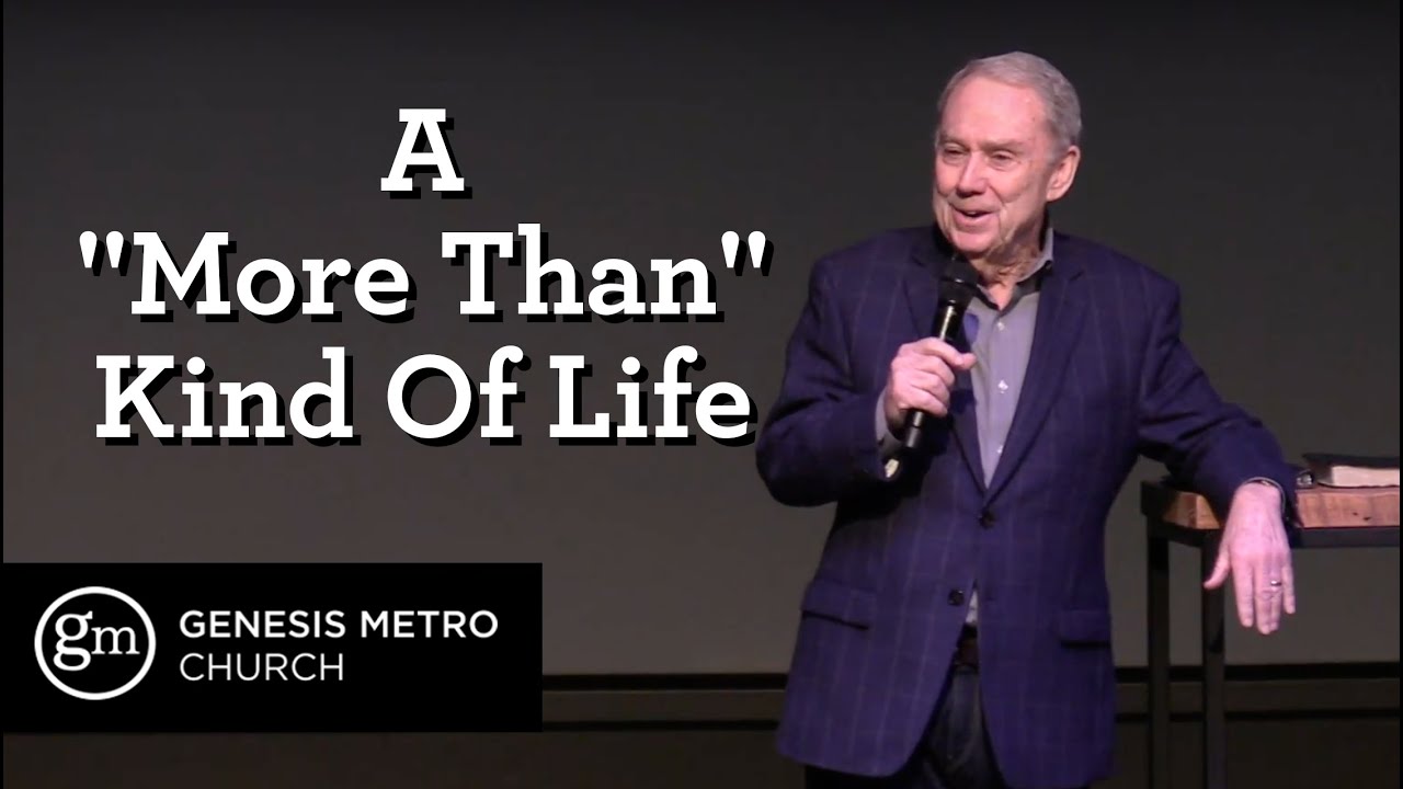 A "More Than" Kind Of Life l Guest Pastor Dr. Claude Thomas - YouTube