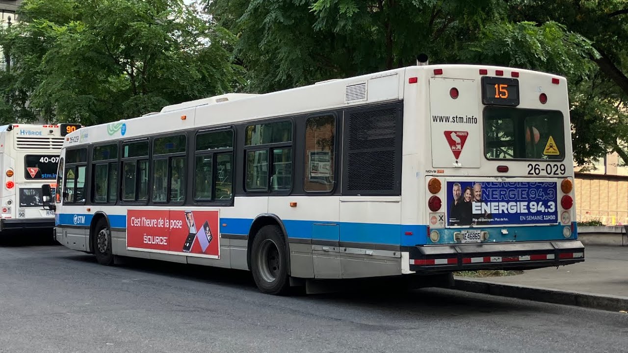 STM Bus # 26-029 {Retired} Ride On The 15-O Sainte-Catherine. (2006 ...