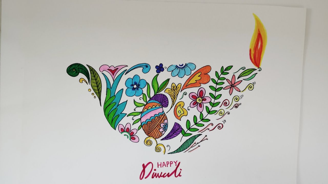 The Art of Diwali: Learn Doodle Techniques for Beginners - YouTube