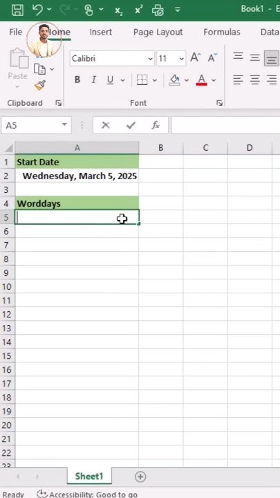 🚀How to Workday function in Excel #excel #computereducation #exceltips - YouTube