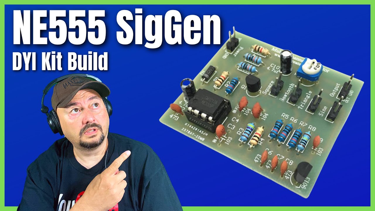 DIY NE555 Signal Generator Kit Build - YouTube