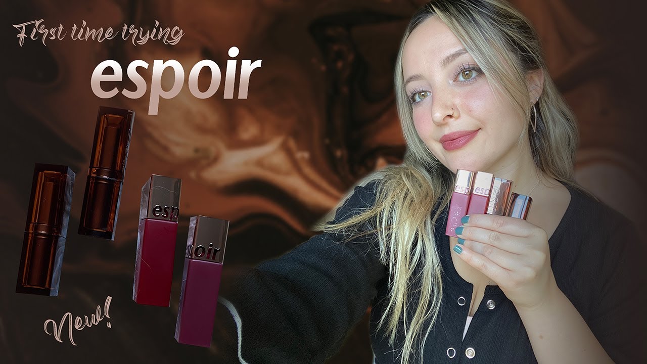 NEW Espoir Nowear Capsule Collection Dusky Brown & Couture Lip Tint Pure Velvet - YouTube