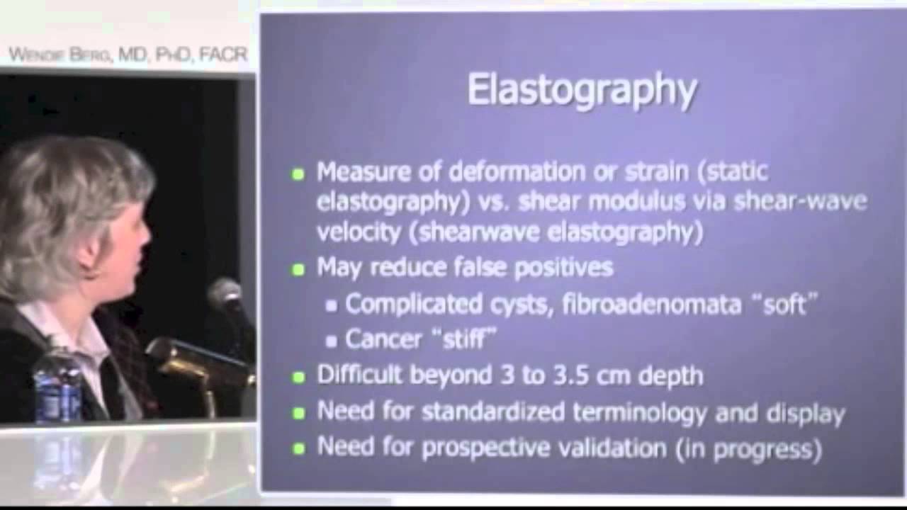 Screening Ultrasound and the Role of Elastography : Dr. Wendie A. Berg ...