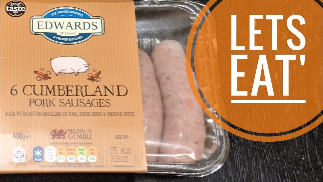 Lets Eat' Edwards of Conway Cumberland Sausages - YouTube