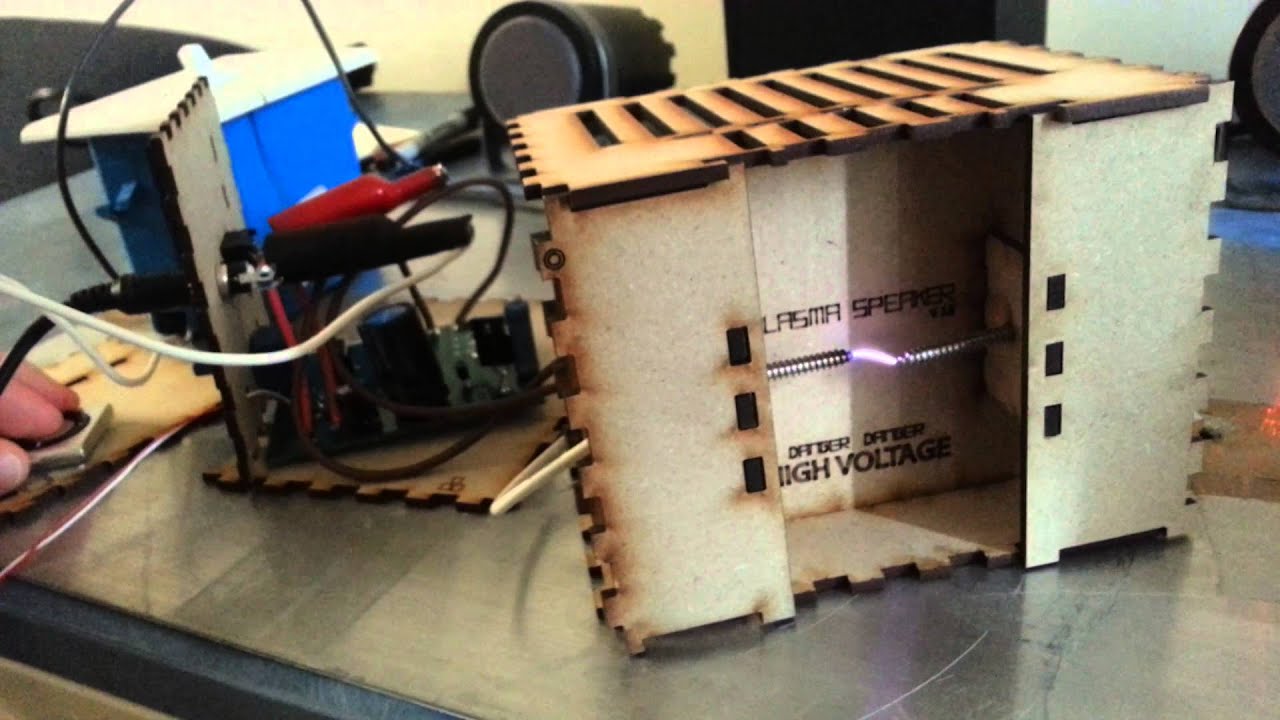 1st Successful Plasma Speaker Build - YouTube