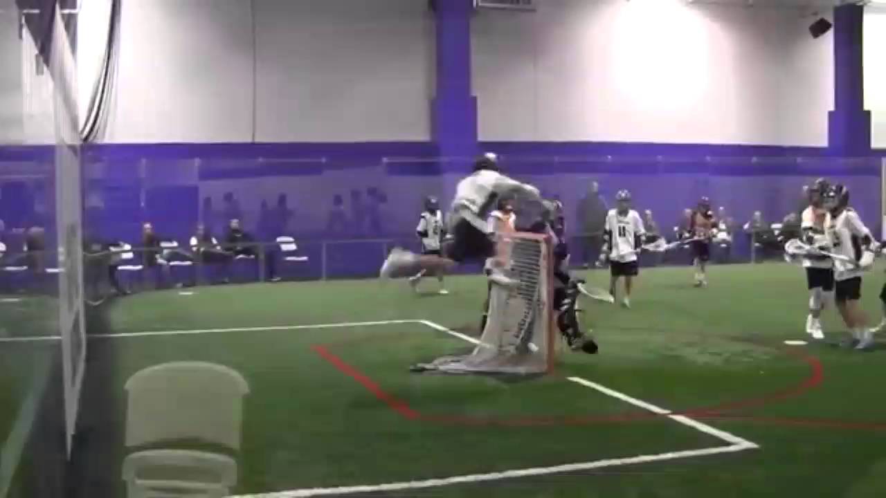 Giovanni Procaccini Box Lax jump Goal - YouTube