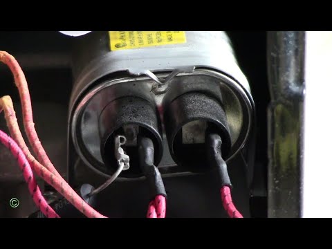 How to discharge a high voltage capacitor.