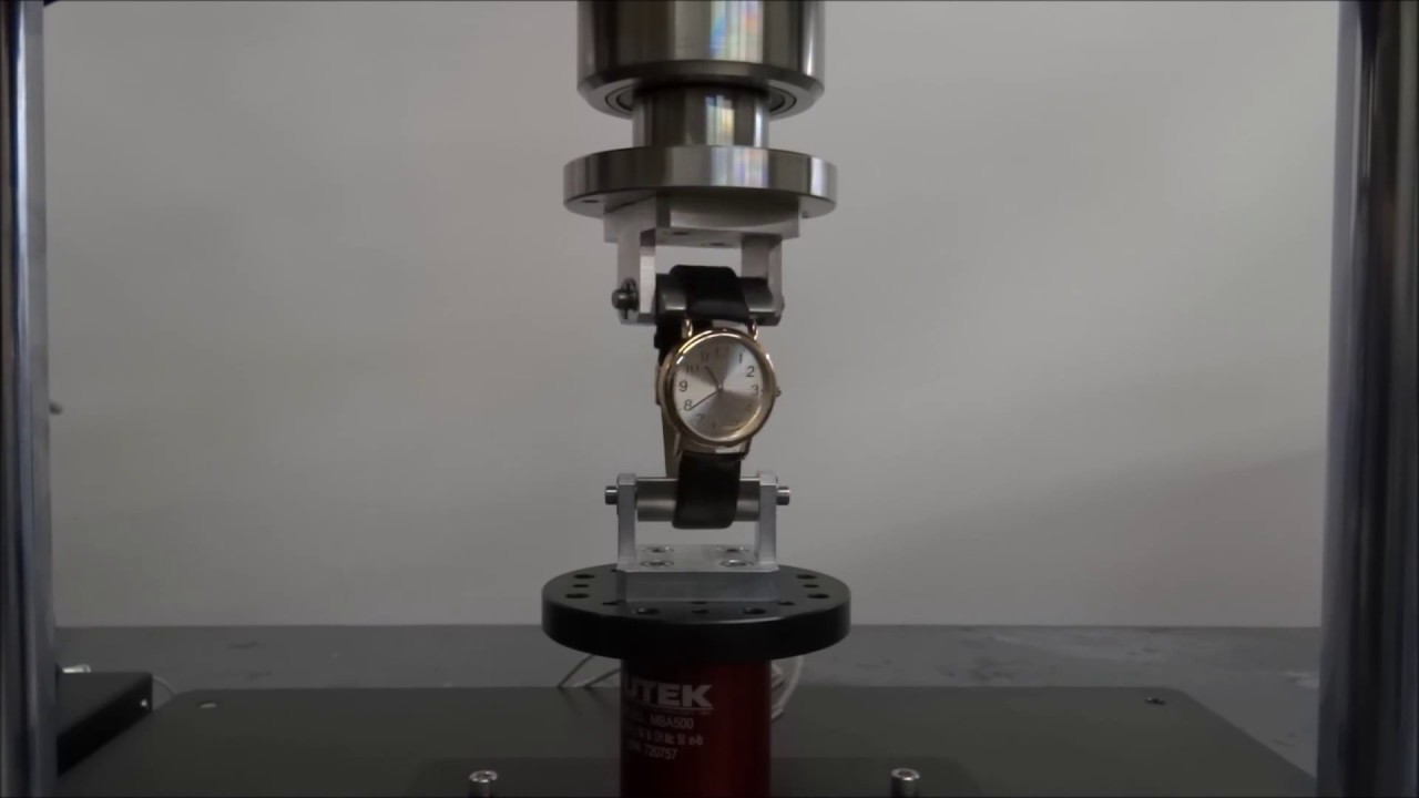 Traction-Torsion Watch Band Testing Demonstration - YouTube