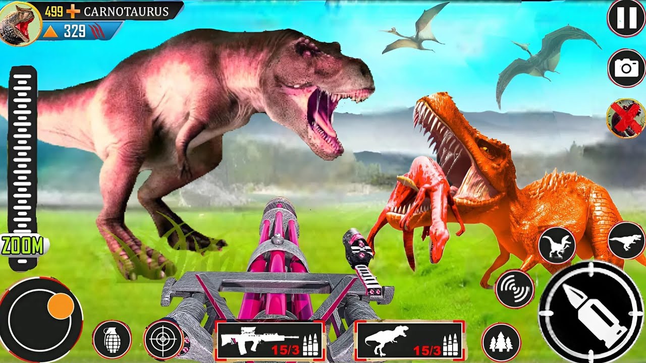 Rex Dinosaur Hunting Game 3D – Android Gameplay - YouTube