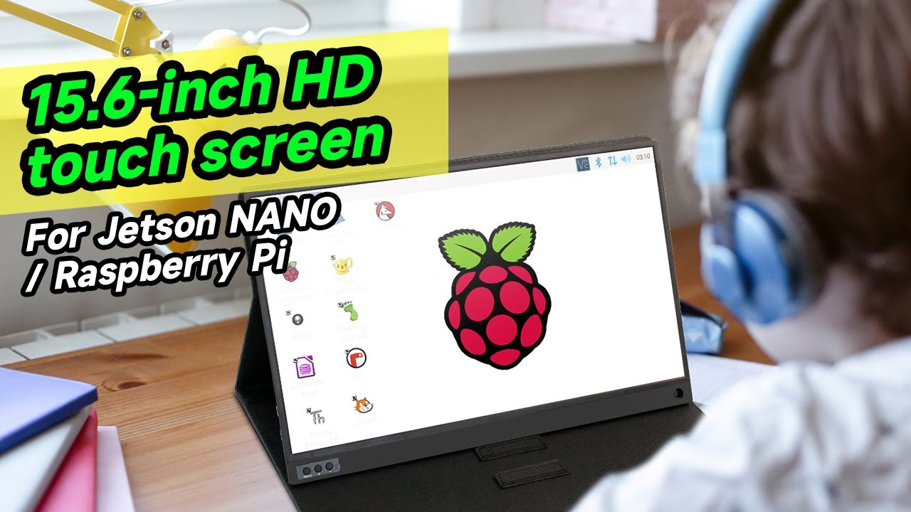 Raspberry Pi 15.6 inch HD touch screen - YouTube