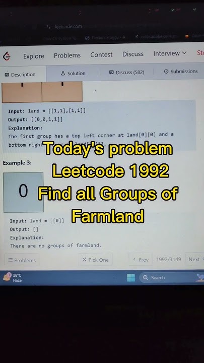 Leetcode 1992 Day 7 Daily Solving Coding Leetcode Dailycoding Python Trending Shorts 