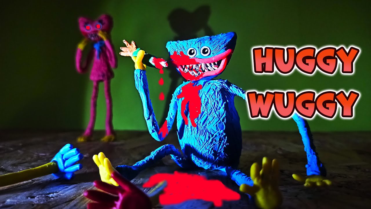 FAT HUGGY WUGGY Clay | Hugi Wugi con plastilina | Como cegar a un Huggy ...