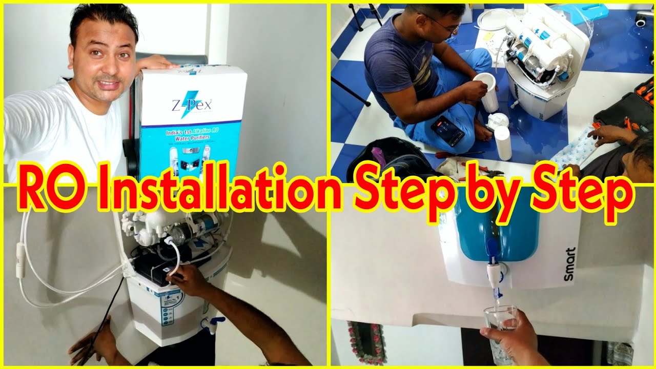 खुद से नया RO Installation करना सीखे Step by Step RO assemble RO setup ...