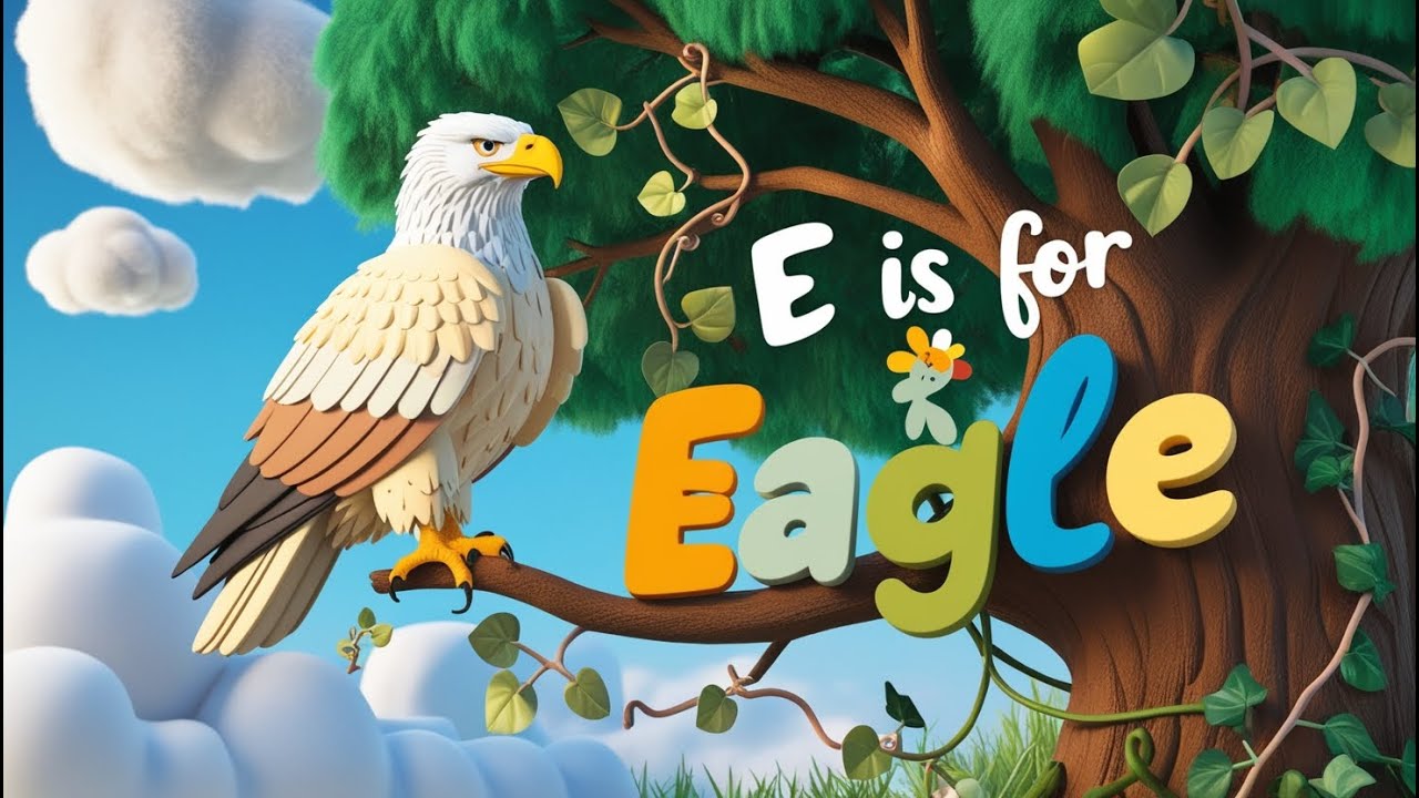 E is for Eagle Rhymes & Kids Songs Fun Music #KidsSong #Toddlers # ...
