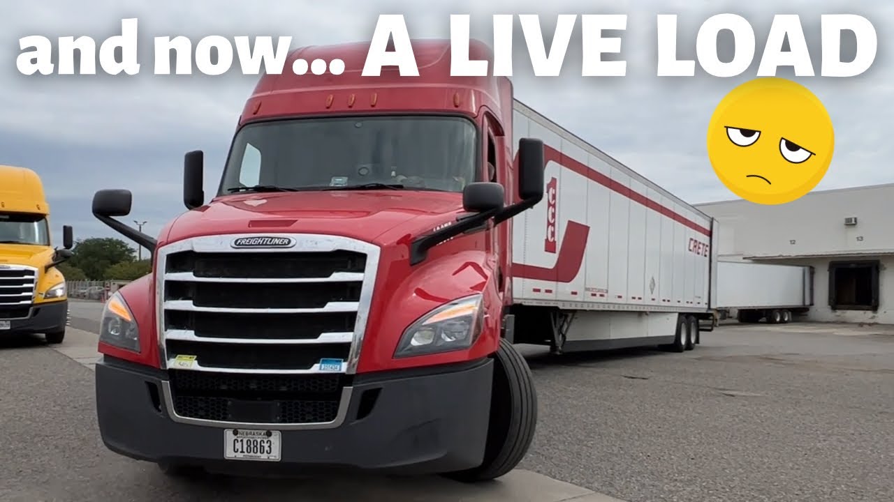 Another Day Trucking - Picking Up a Live Load in Detroit - YouTube